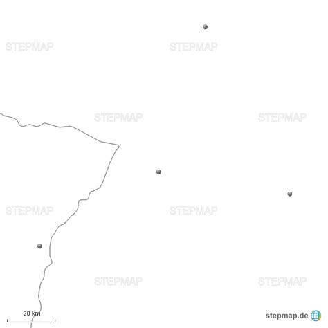 StepMap Vorlage Landkarte für Deutschland