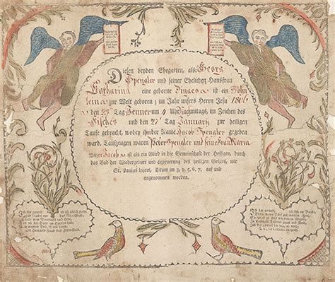Digital Collections Pennsylvania German Fraktur And Manuscripts Artofit