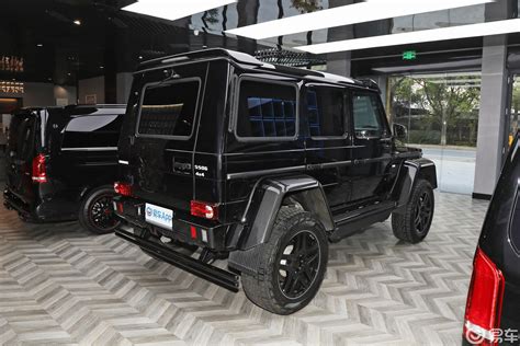 博速G级G550 4x4侧后45度车头向右水平图片 汽车图片大全 易车
