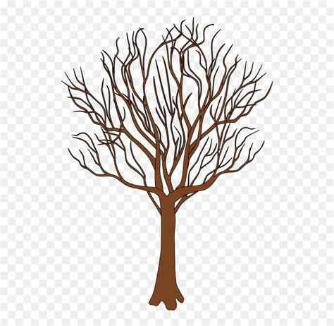Tree In Spring Clipart Bare Tree Cartoon Png Transparent Png Vhv