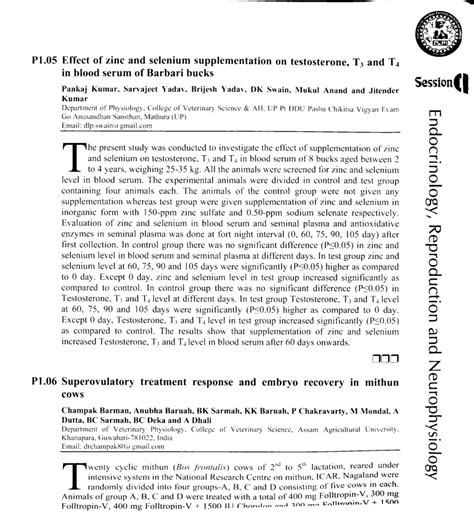 Pdf Effect Of Zinc And Selenium Supplementation On Antioxidative