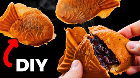 Homemade Taiyaki Recipe Japanese Fish Shaped Pastry YouTube