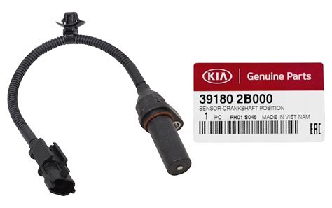 Czujnik położenia wału Hyundai Kia 391802B000 39180-2B000 ORYGINAŁ za ...