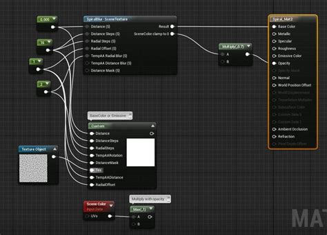 [help] spiralblur scenetexture function in post process material just makes the screen black