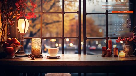 Заставки на робочий стіл з календарем