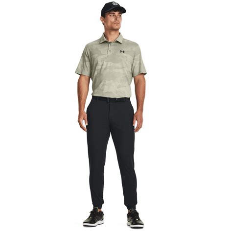 Polo Ua Playoff Camo Jacquard Para Hombre