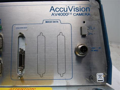 Accu Sort Av4000 2 0 Bar Code Scanner Camera Unit W Bracket Bullseye