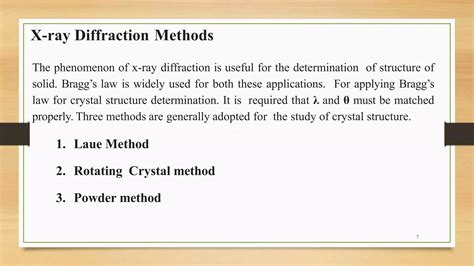 X Ray Diffractionpptx