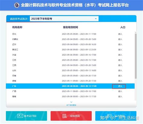 【报考攻略】2023年下半年广东软考报考详细操作流程指引 知乎