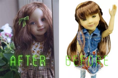 Ruby Red Doll Before And After Custom R Dollsdiy
