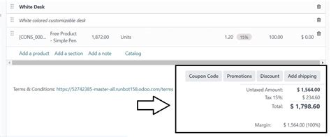 How To Add Sections Notes And Subtotals In A Quotation Using Odoo 17 Sales