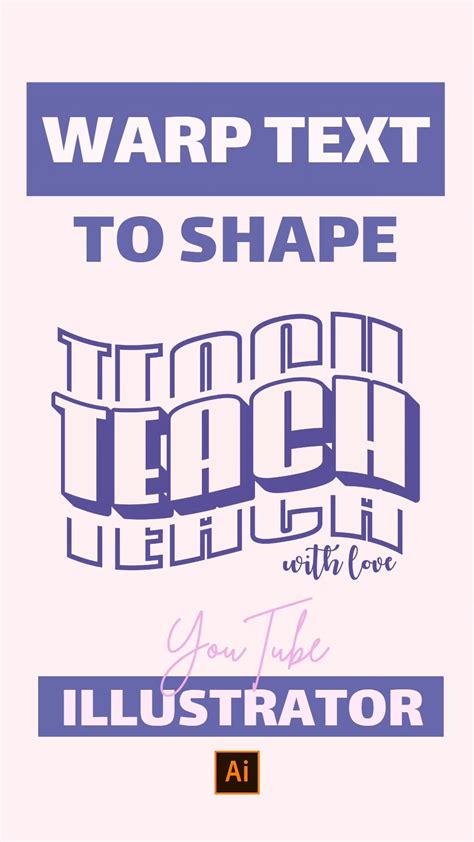 How To Create Warp Text In Illustrator Adobe Illustrator Tutorial