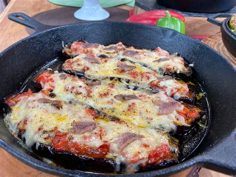 Berinjela Recheada Band Receitas