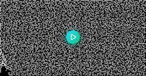 The Walls Of A Wilsons Algorithm Maze Peeled Up And Laid Out As A