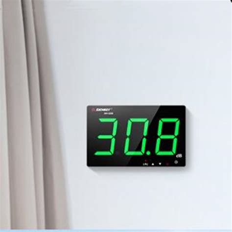 SNDWAY Wall Mounted DB Large Screen Digital Display Noise Decibel