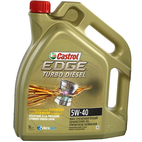 Motor Oil Castrol Edge Turbo Diesel 5w40 5l 1535bf Uk