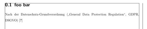 Formatting Why Does Acronyms List Of Acro Overflow Hbox Horizontal