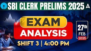 Sbi Clerk Exam Analysis 2025 Tamil 27 Feb 2025 Sbi Clerk Shift 4