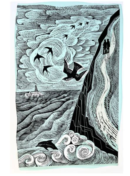 salt path revisited print by angela harding — pallant bookshop