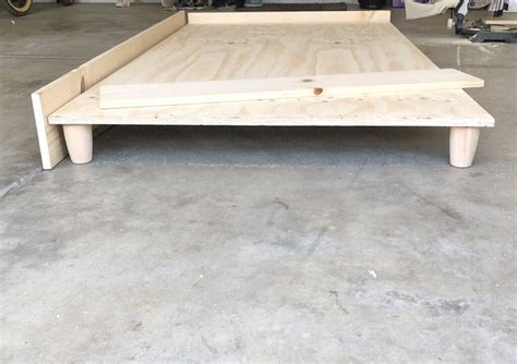 Diy Twin Platform Bed How To Build A Platform Style Diy Bed Frame With