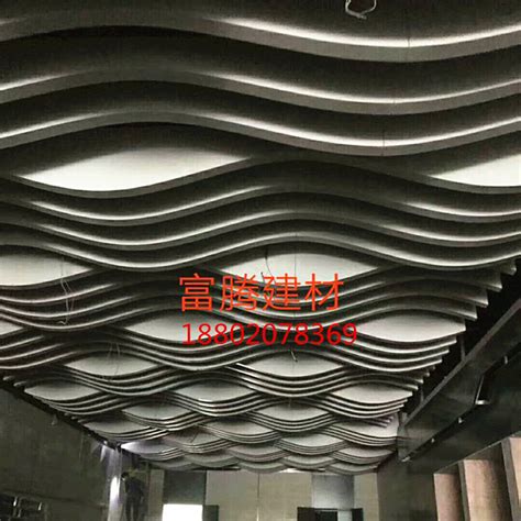 厂家直销弧形铝方通厂家定制弧形铝方通吊顶幕墙造型方通合金虎窝淘