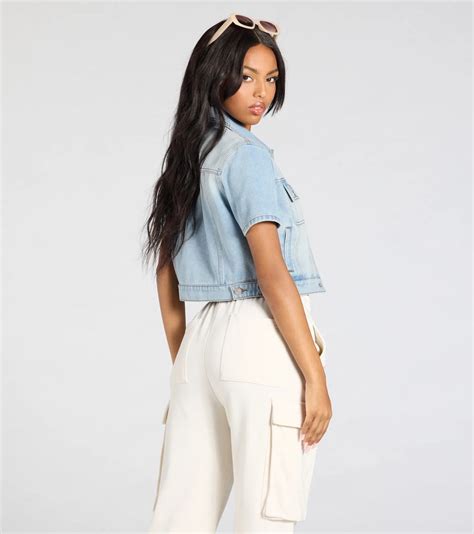 Cute Denim Tops And Windsor
