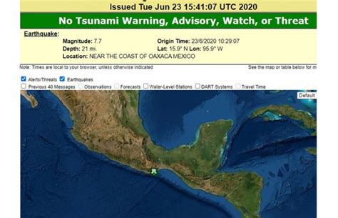 Conagua Desmiente Alerta De Tsunamis En México Tras Sismo La Opción