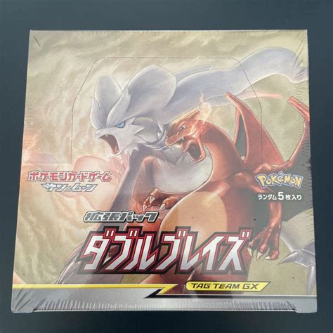 シュリンク付きポケモンカードゲーム 拡張パック ダブルブレイズ 4box メルカリ
