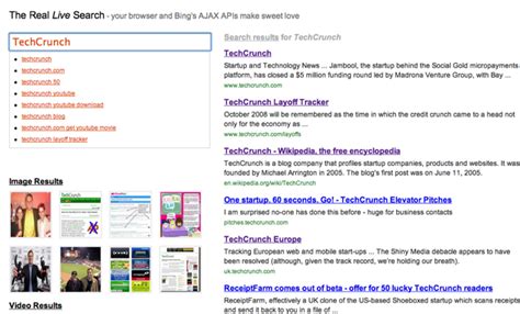 New Web App Makes Sweet Love To Bing Apis Lets You Search As You