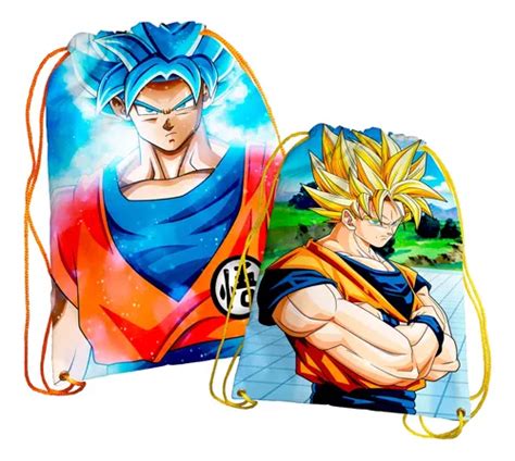 Morralitos Personalizados Recuerdos Dragon Ball Z 30 Pz Envío Gratis