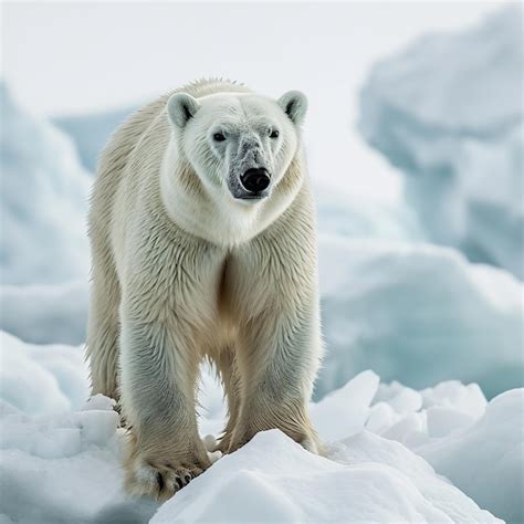 Premium Photo Polar Bear Svalbard Norway Ai Generative