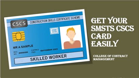 Get Your Smsts Cscs Card Easily Youtube