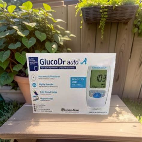 Gluco Dr Auto Blood Glucose Monitoring Meter Starter Kit FOC 25s Test