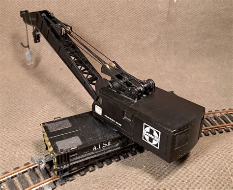 Vintage Ahm Railway Wrecking Crane Atandsf Santa Fe Ho Scale Collectors