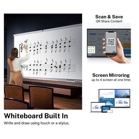 Megra Interactive Smartboard Office Touchscreen Monitor Smart