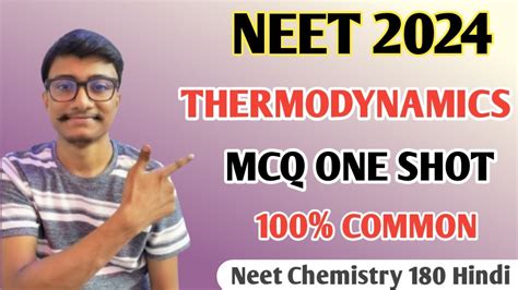 Thermodynamics One Shot MCQ For NEET 2024 YouTube