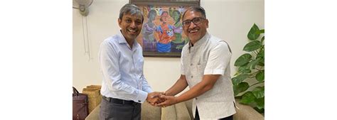 Dr Sanjeev Gupta Meeting With Shri Ajay Kumar Gupta Ias Special