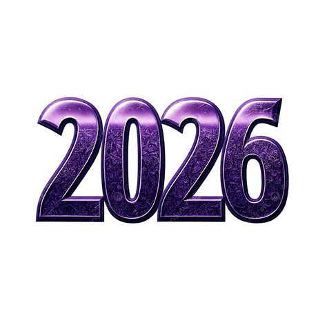 2026 Editable Text Effect Dark Purple Backround Style Goodbye 2026