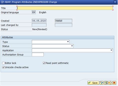 Sap Abap First Program Tutorialscampus