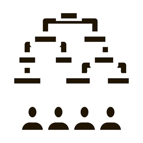 Multi Pass Algorithm Icon Vector Glyph Illustration 19471373 Vector Art