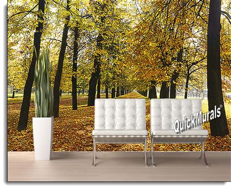 Autumn Park Peel And Stick Wall Mural Full Size Large Wall Murals The