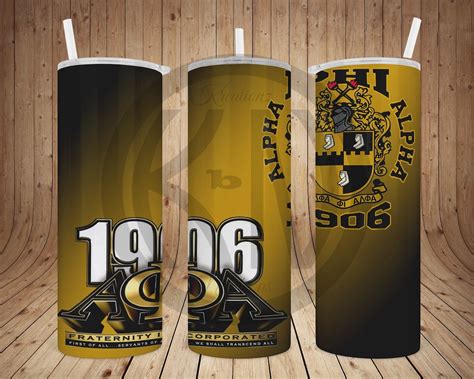 Alpha Phi Alpha Tumbler Wrap Fraternity Tumbler Wrap Oz Etsy