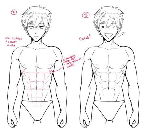 How To Draw Anime Abs Richeffective24