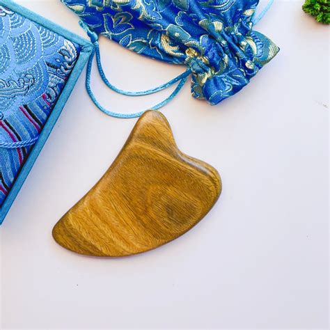 Shop Sandalwood Gua Sha Facial Lifting Tool L Tanmucare