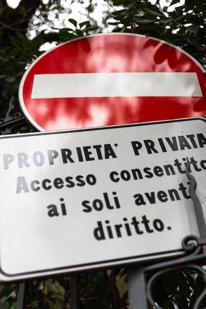Premium Photo Private Property