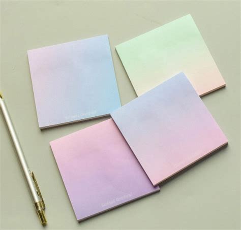 Ombre Sticky Notes The Glitter Cup