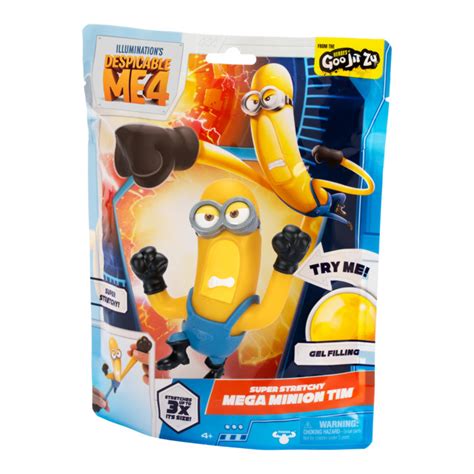 Despicable Me 4 Heroes Of Goo Jit Zu Super Gooey Mega Minion Tim Str