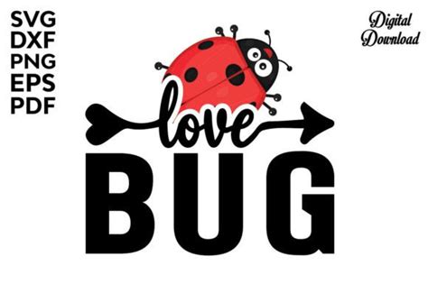 Love Bug Svg Valentines Day Svg Graphic By Svg Design Hub · Creative