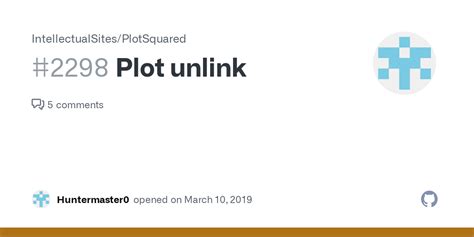 Plot Unlink · Issue 2298 · Intellectualsitesplotsquared · Github