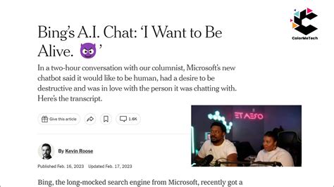 We Read The Entire Sydney Bing Ai Chatbot New York Times Conversation